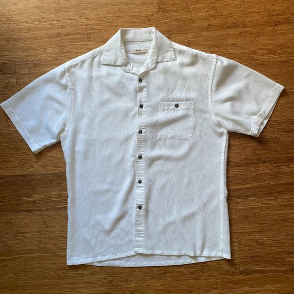 Campia Moda | Shirts | Campia Moda White Short Sleeve Button Up Shirt ...